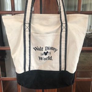 Disney | Bags | Walt Disney Canvas Tote Bag | Poshmark